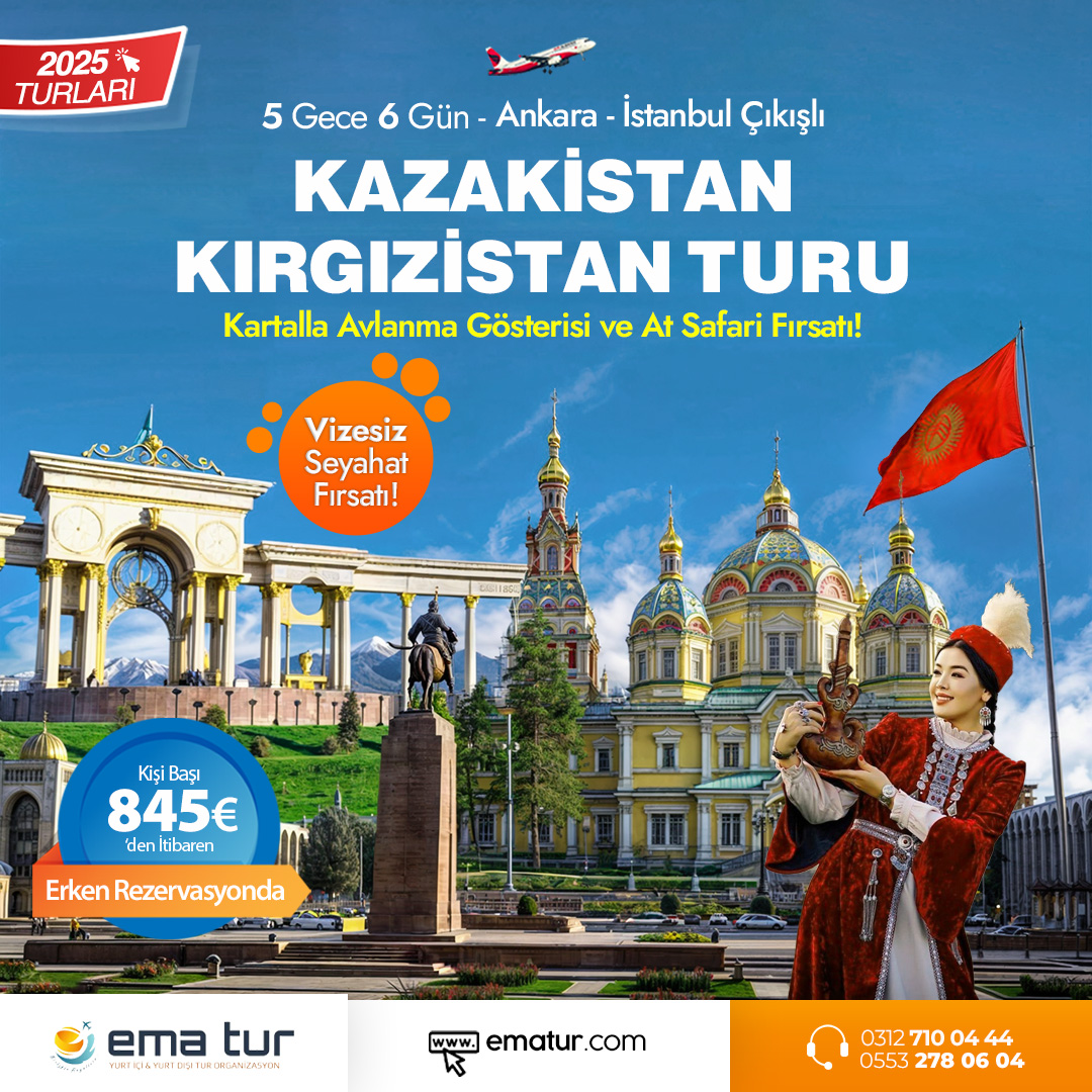 Ema Tur | Ankara Çıkışlı Yurtiçi ve Yurtdışı Turlar